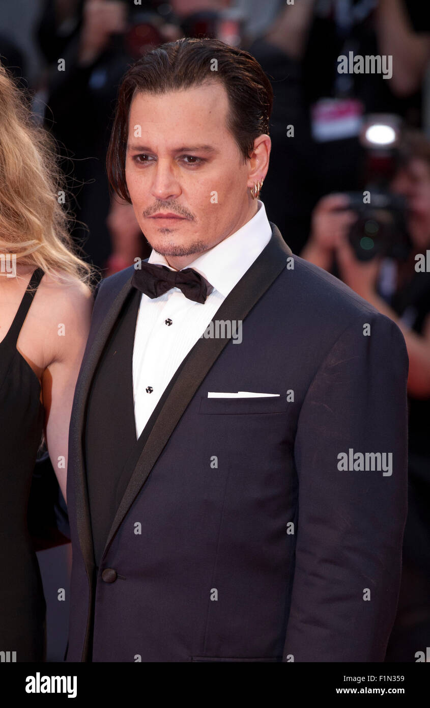 Johnny depp venice black mass premiere hi-res stock photography and ...