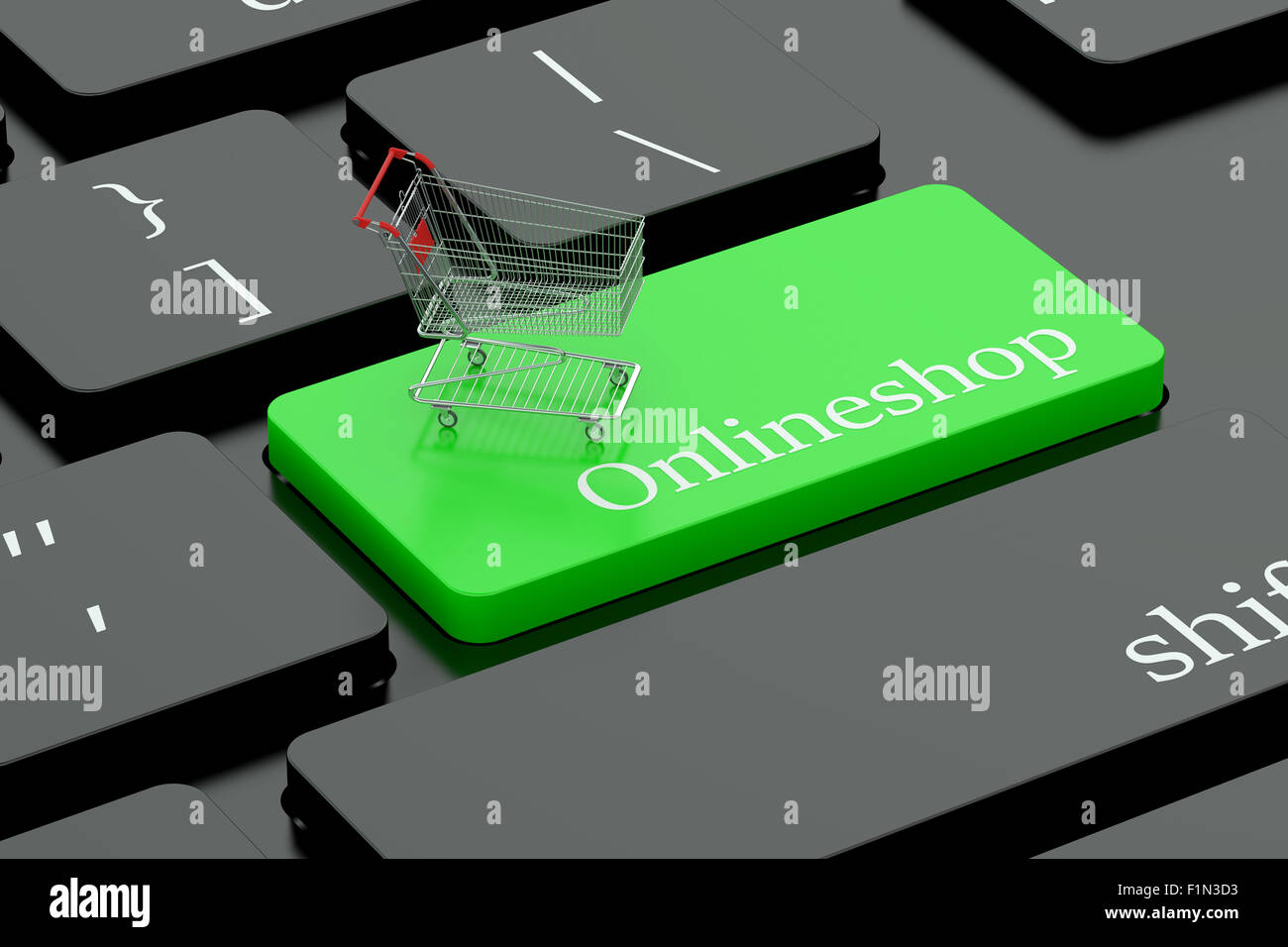 Green shopping cart button hi-res stock photography and images - Alamy