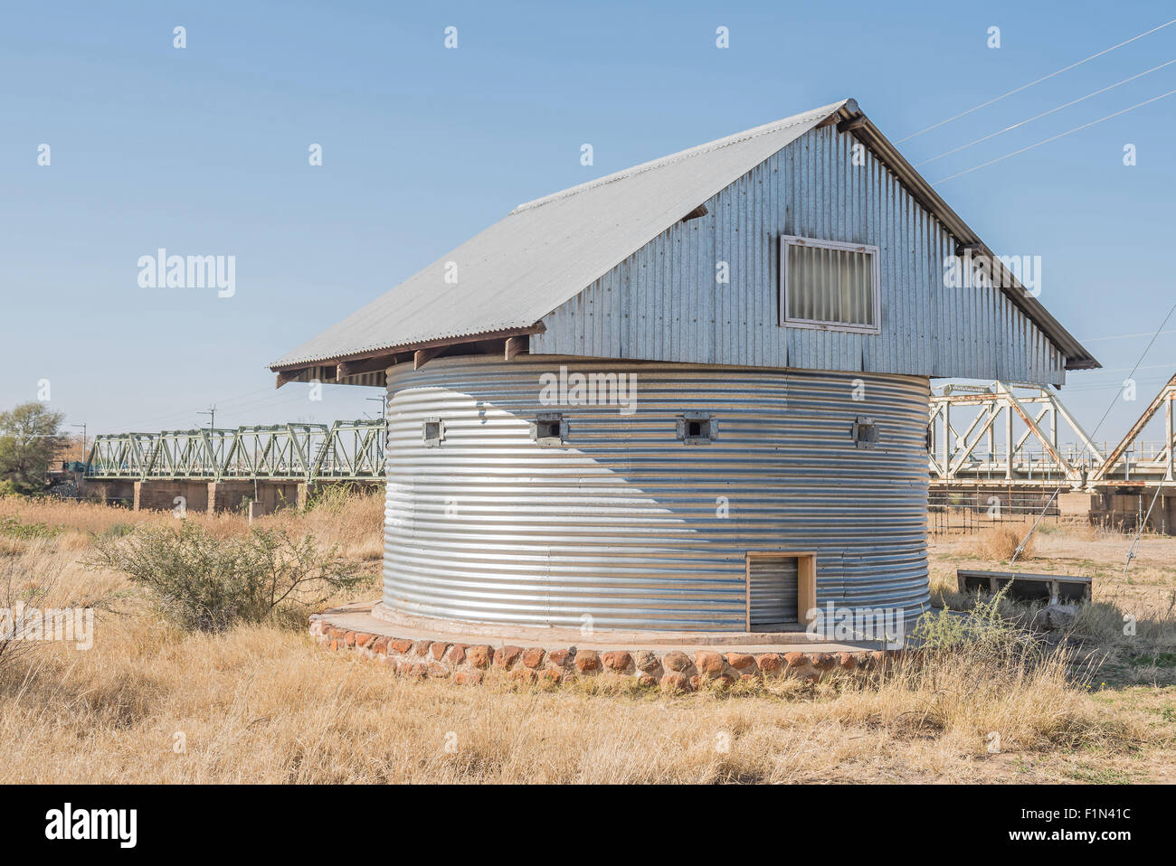 Historic blockhouse used by the British troops to guard the railway ...