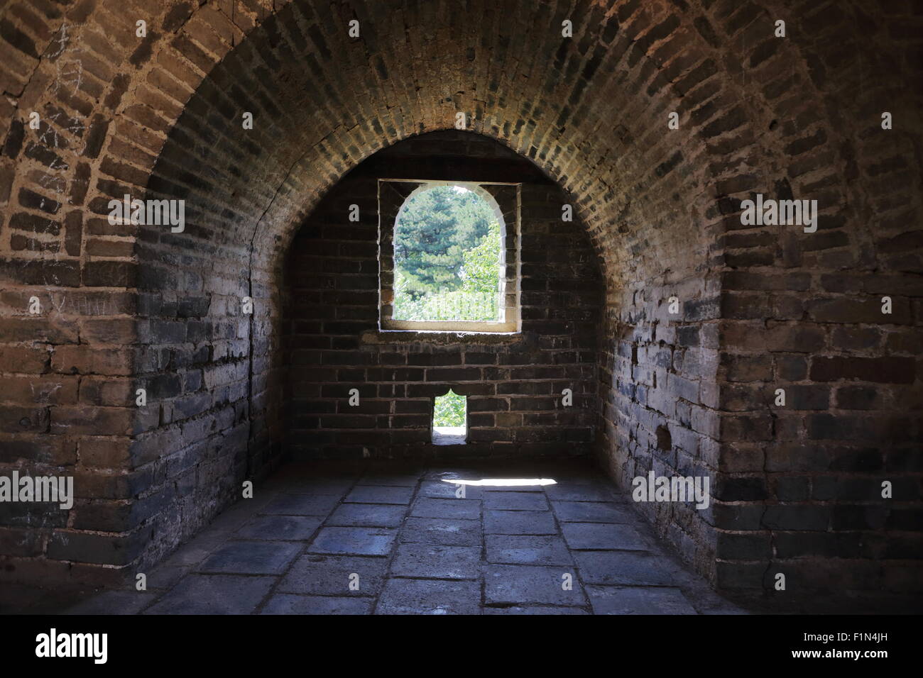 Arch in the Great Wall of China, Mutian Yu Stock Photo - Alamy