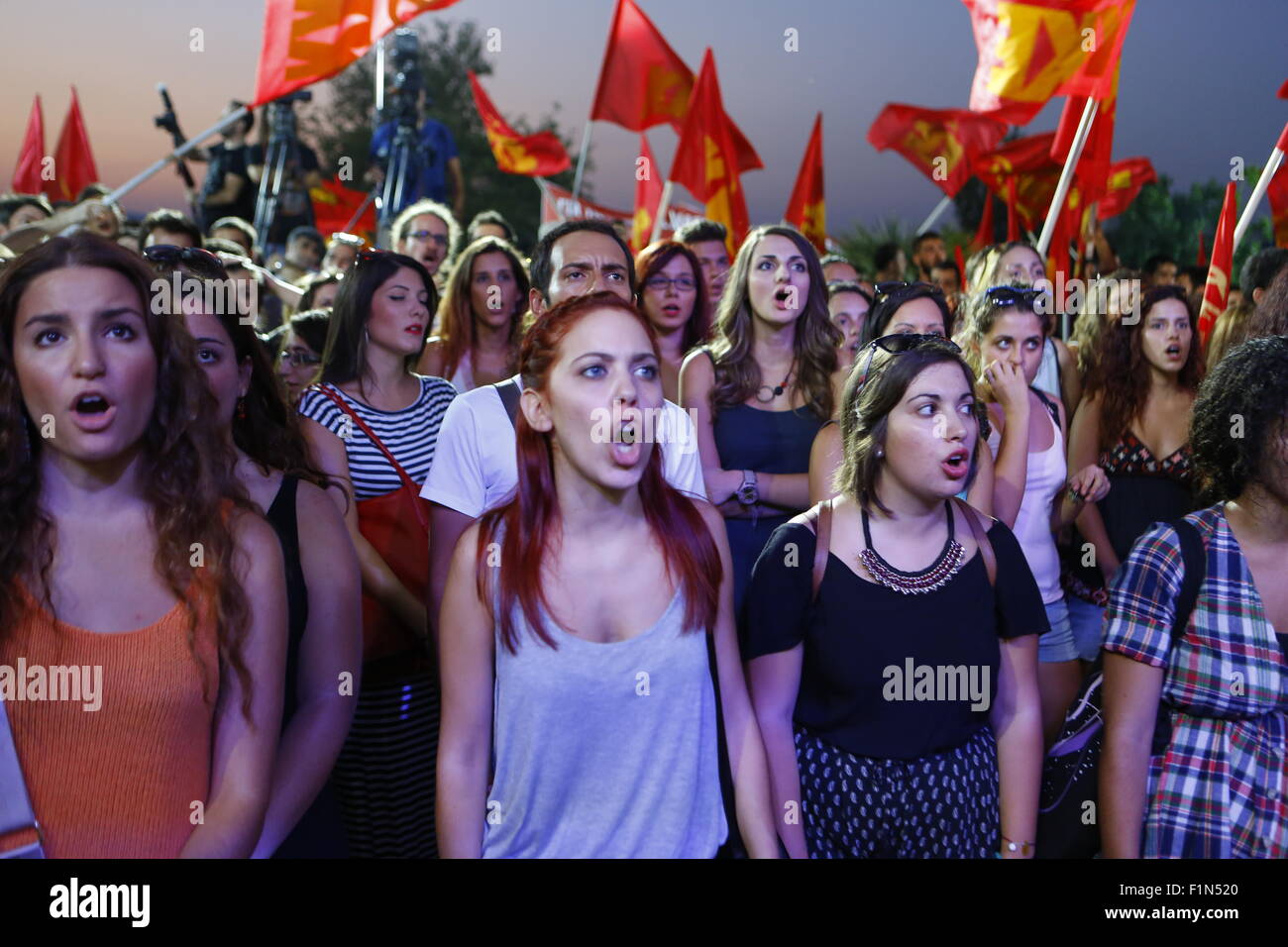 Young communist supporters hi-res stock photography and images - Alamy