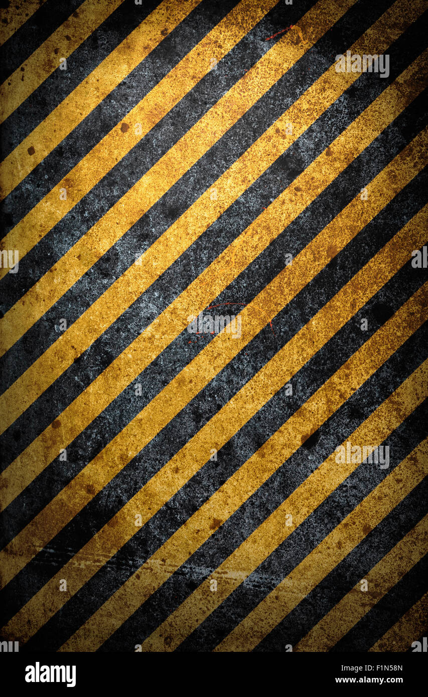 Hazard / warning textured construction background Stock Photo - Alamy