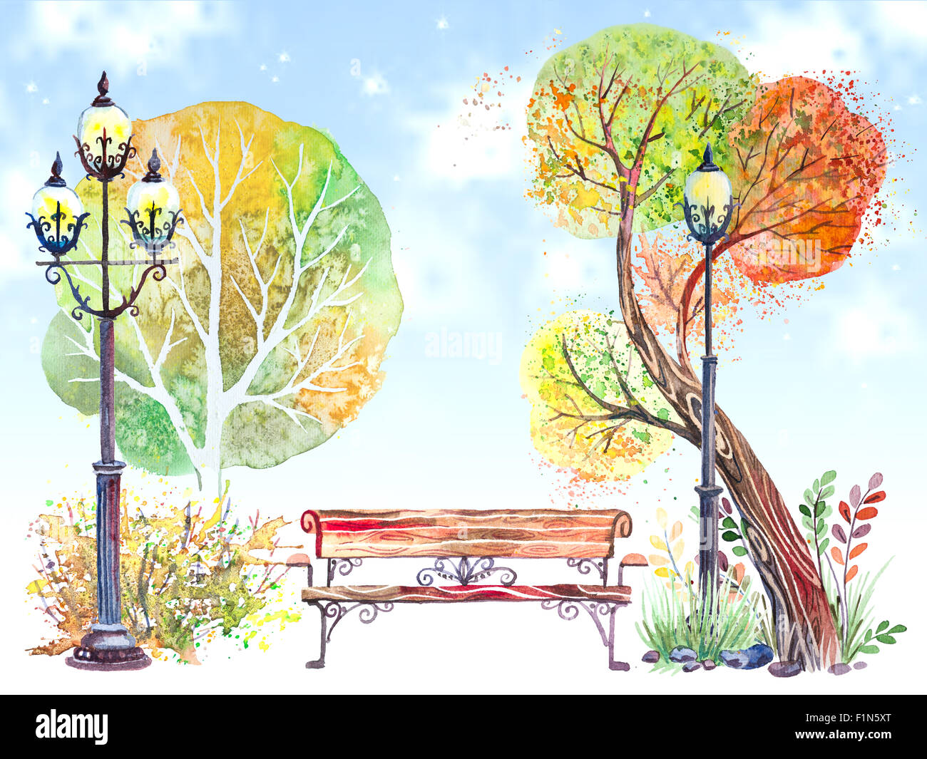 Watercolor square background hi-res stock photography and images - Alamy