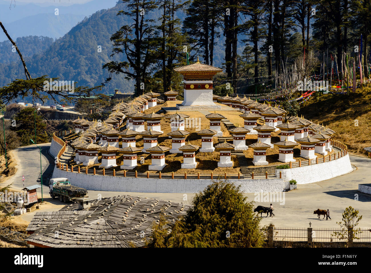 Dochula pass in Bhutan Stock Photo - Alamy