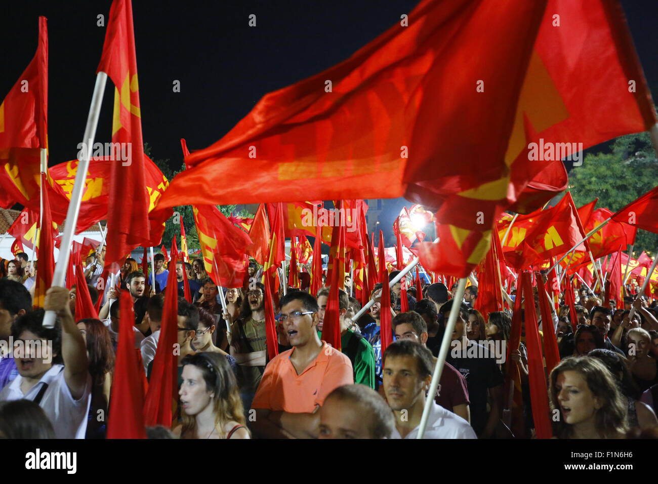 Communist youth of greece hi-res stock photography and images - Alamy