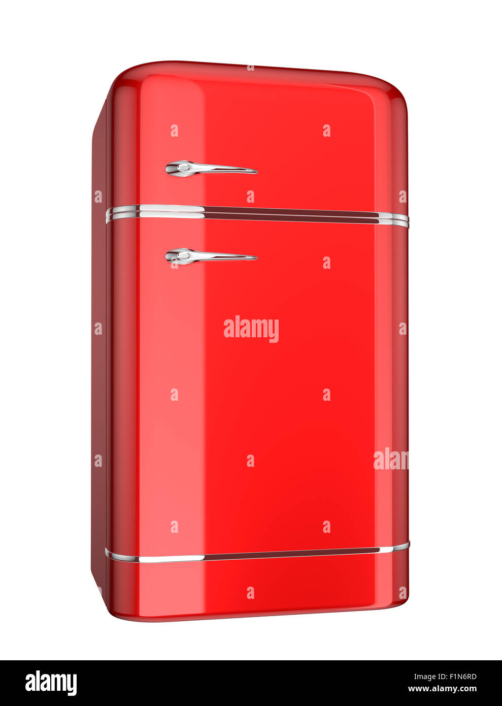 Retro fridge freezer hi-res stock photography and images - Alamy