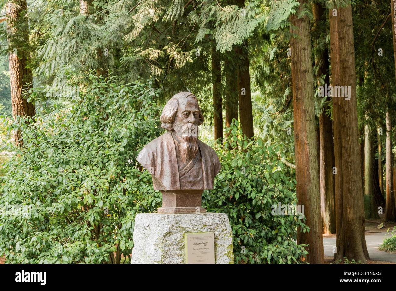 Bust of Rabindranath Tagore, University of British Columbia, Vancouver ...