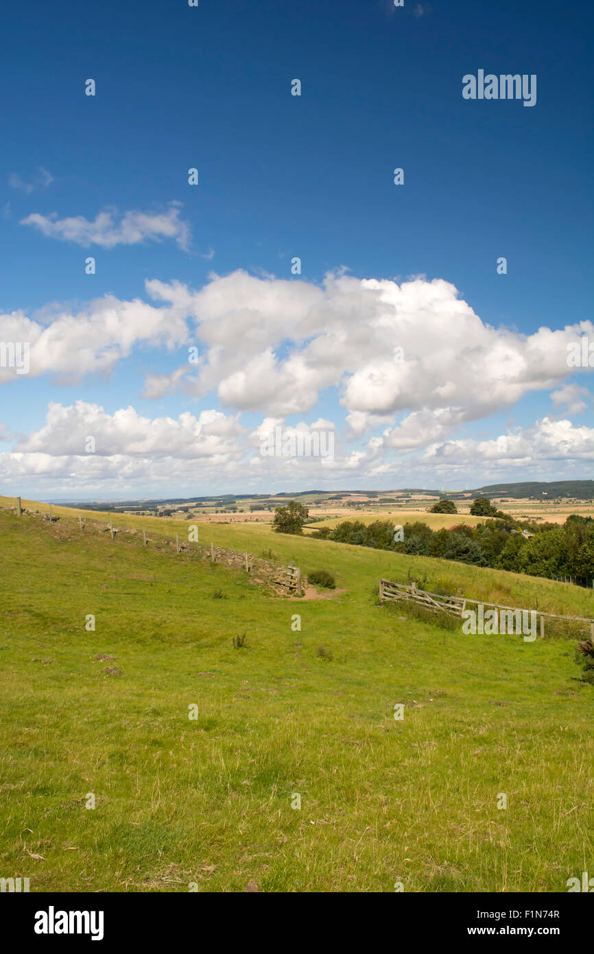 Towards Doddington from the Cheviot Hills just outside Wooler ...
