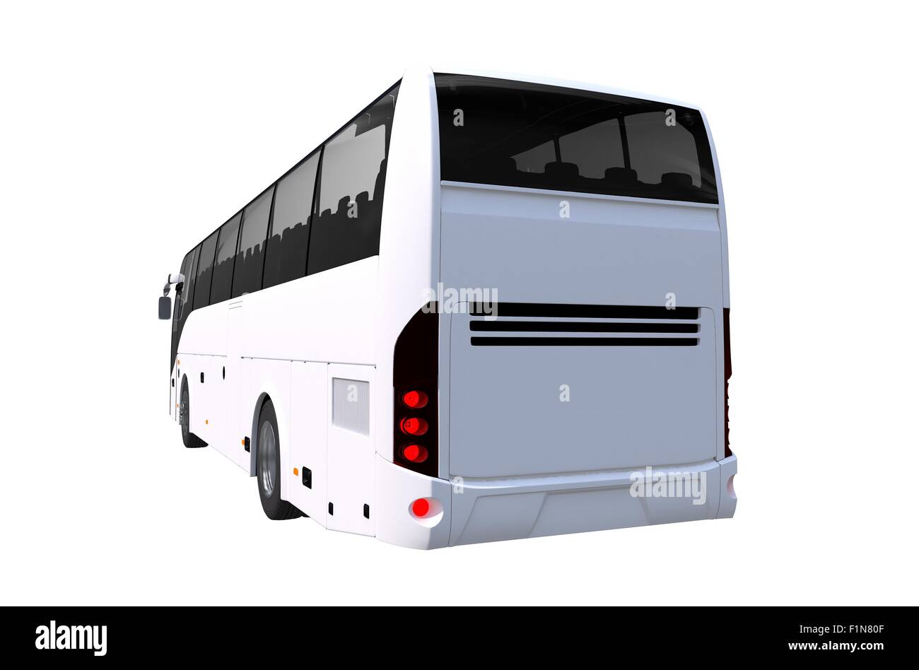 Rear of bus Cut Out Stock Images & Pictures - Alamy