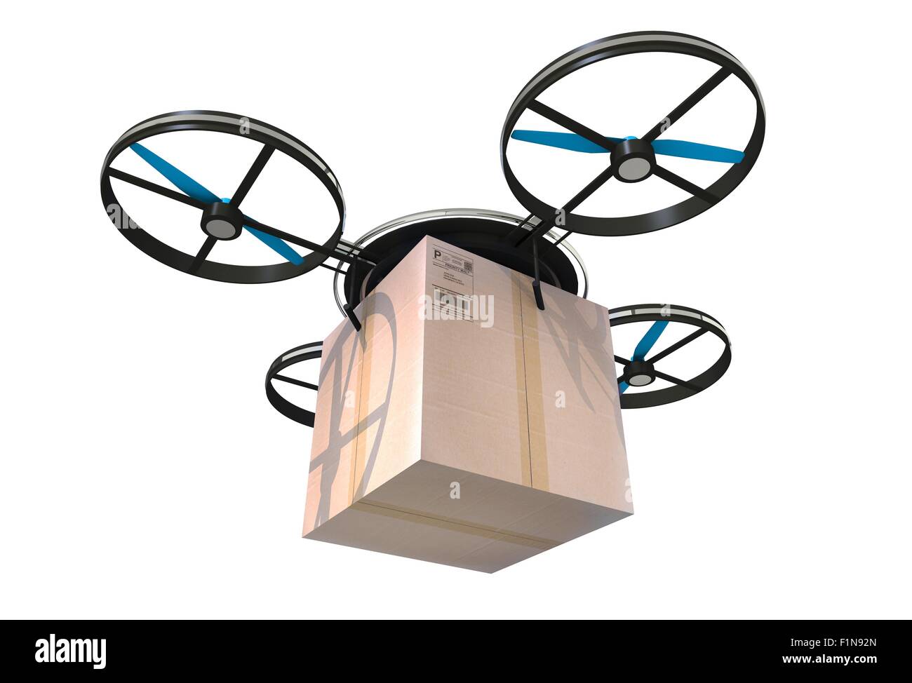 3d delivery drone package on hi-res stock photography and images - Alamy