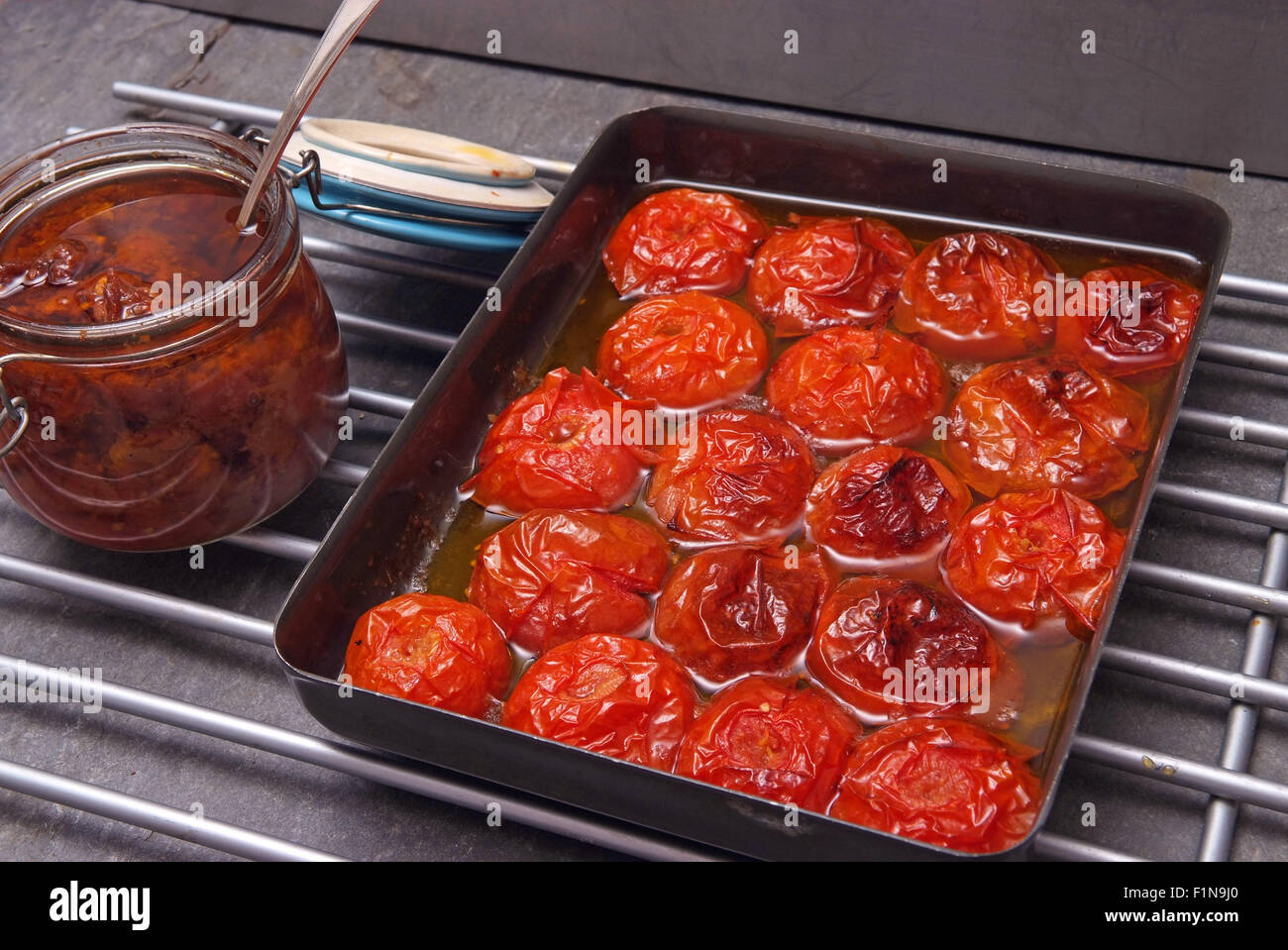 Confit tomatoes hi-res stock photography and images - Alamy