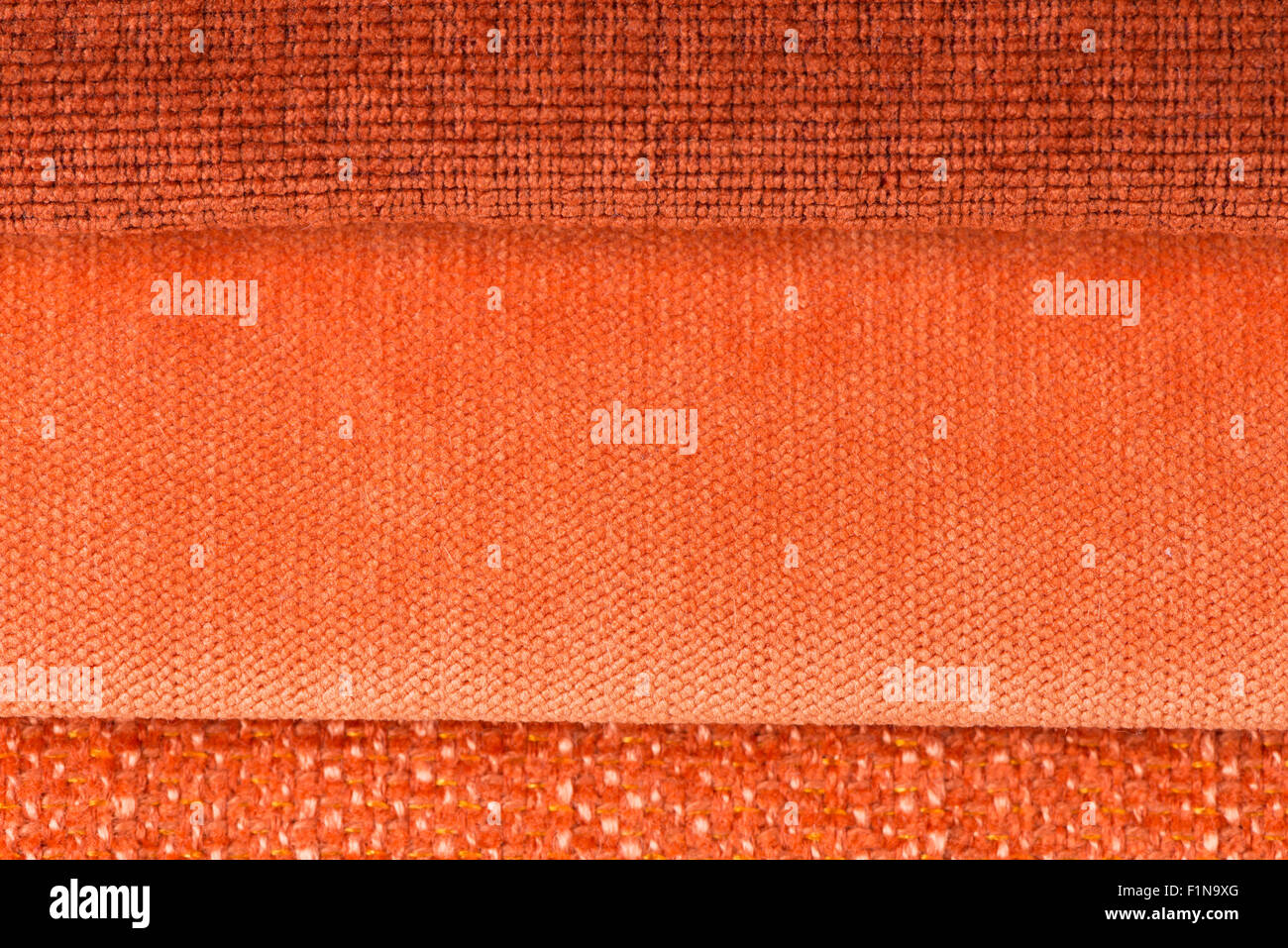 Background made of a closeup of an orange fabric texture Stock Photo ...