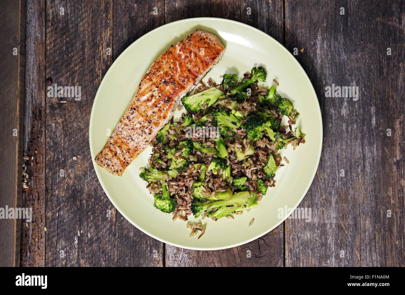Salmon and Rice. Wild Caught Alaskan Salmon, Wild Rice and Fresh ...