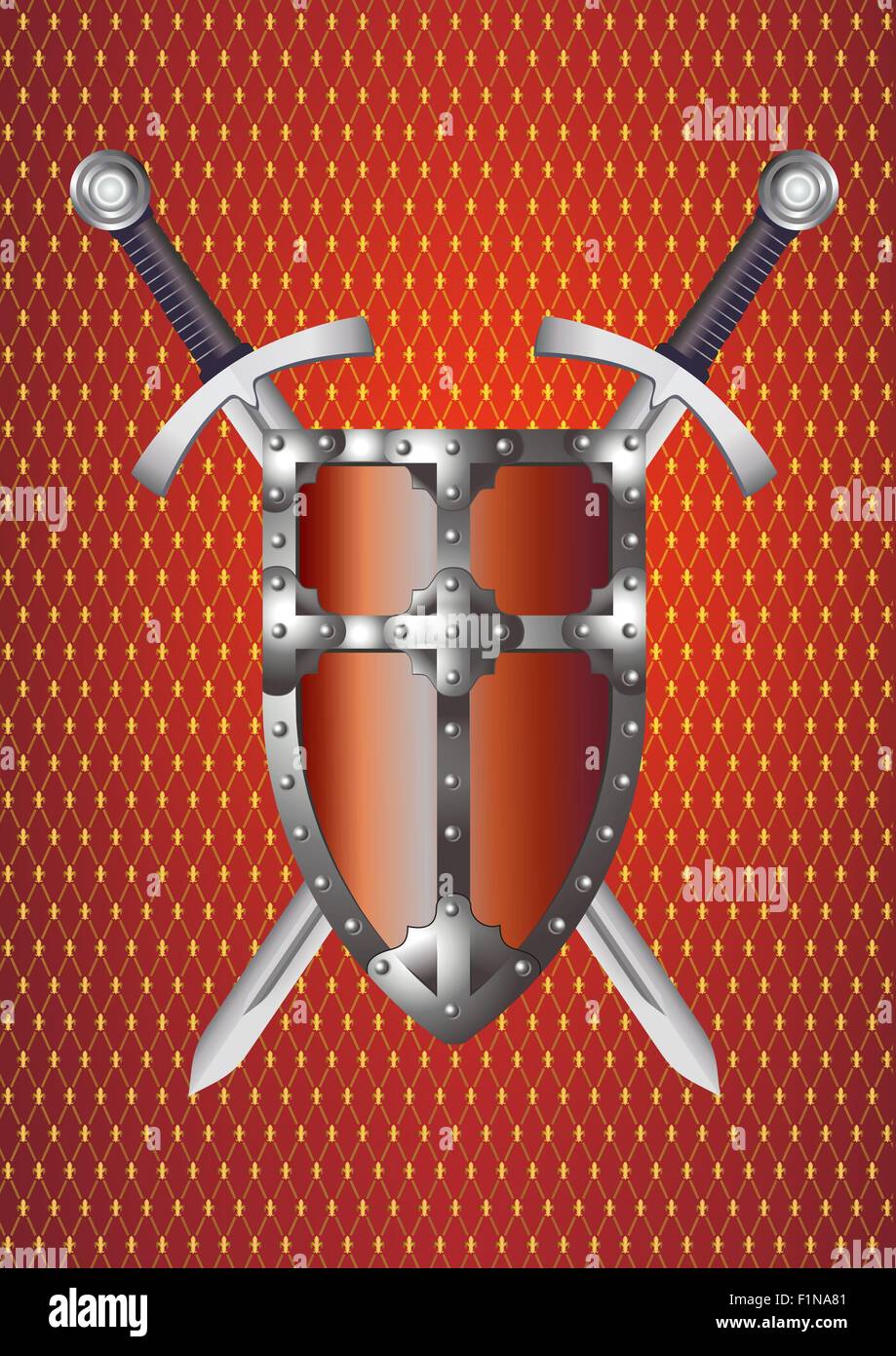 Medieval sword and shield hi-res stock photography and images - Alamy