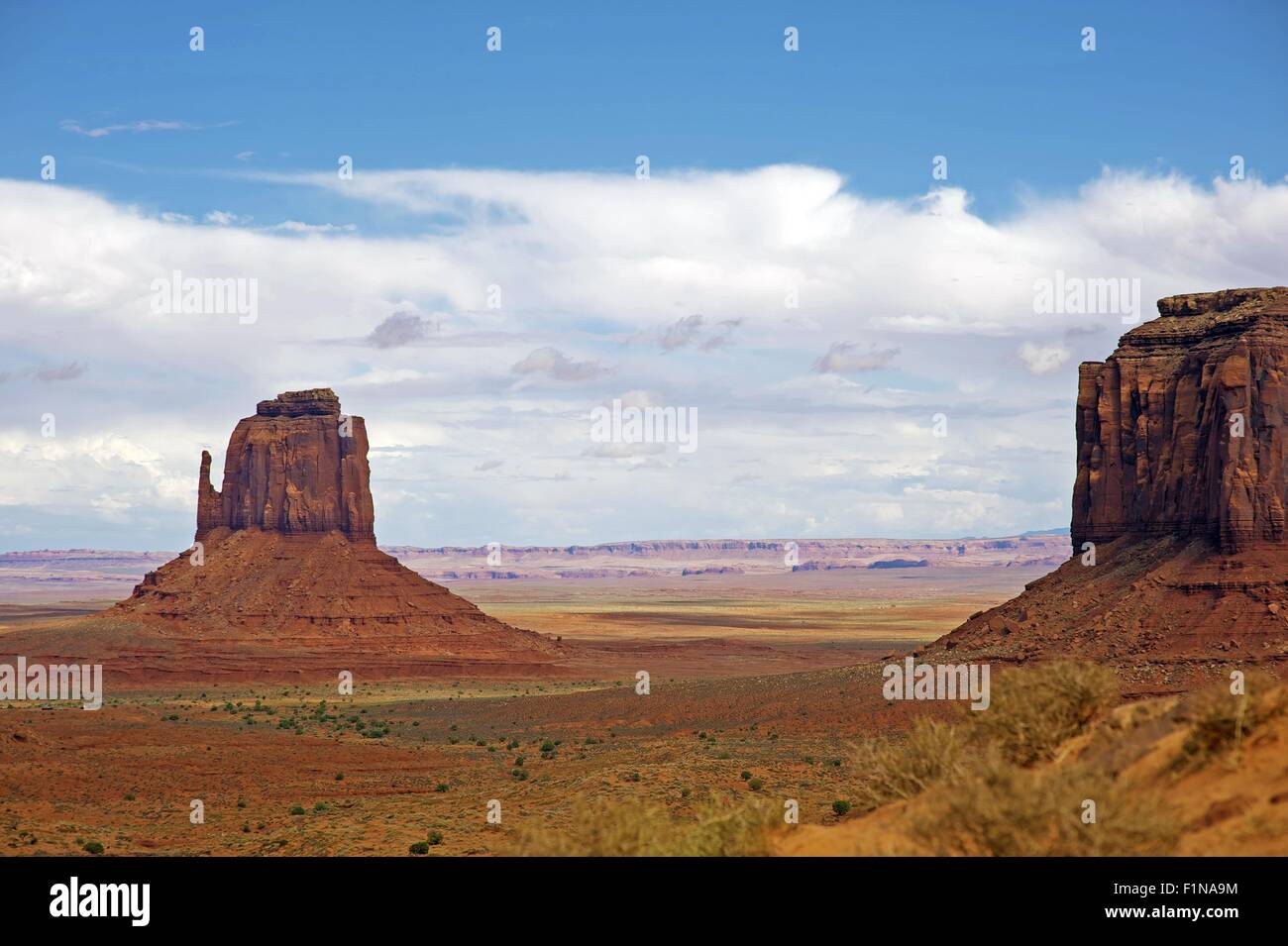 Scenic Arizona Raw Landscape. Monuments Valley, Northern Arizona ...