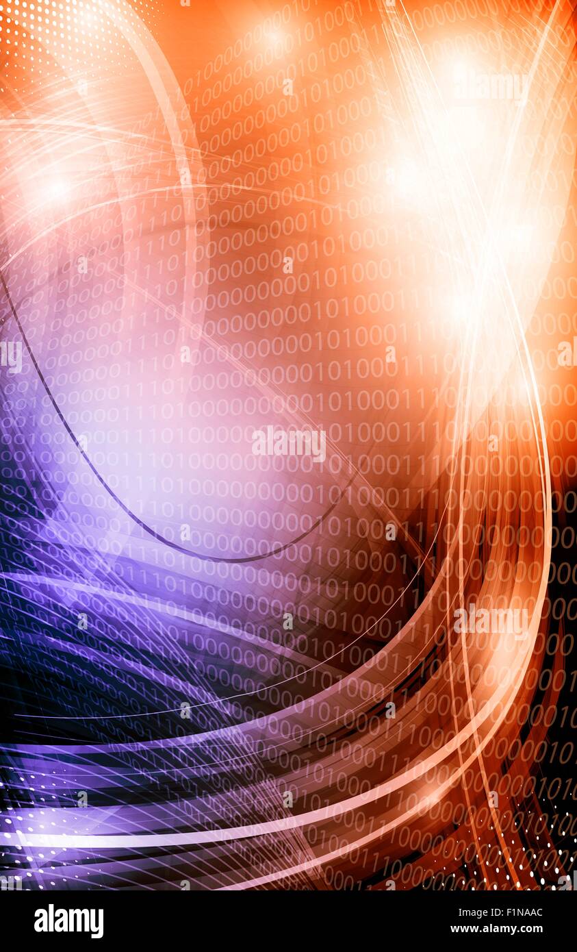 Shiny Futuristic Vertical Digital Background with Shiny and Glowing ...