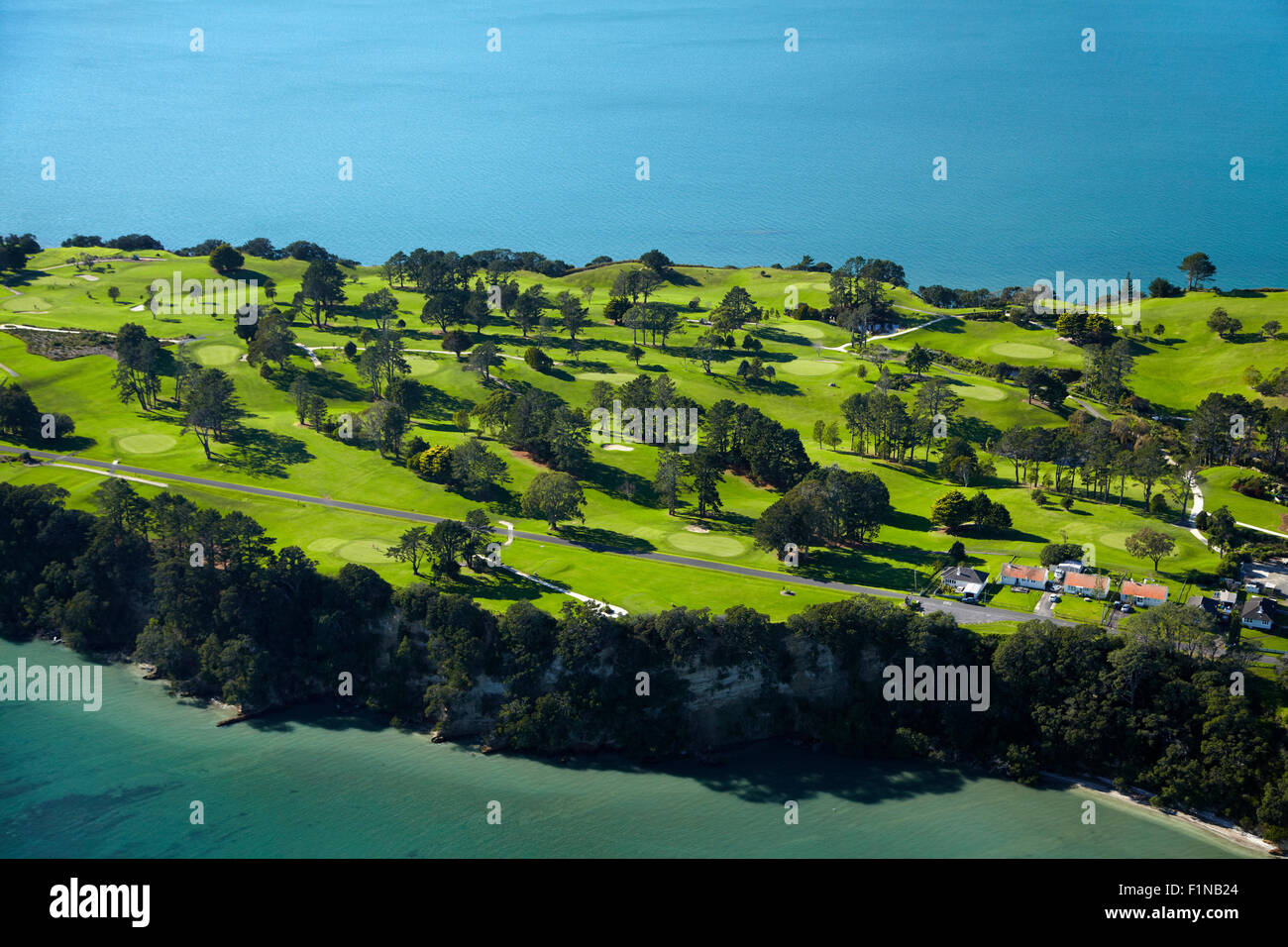Aerial photography of golf courses hi-res stock photography and images ...