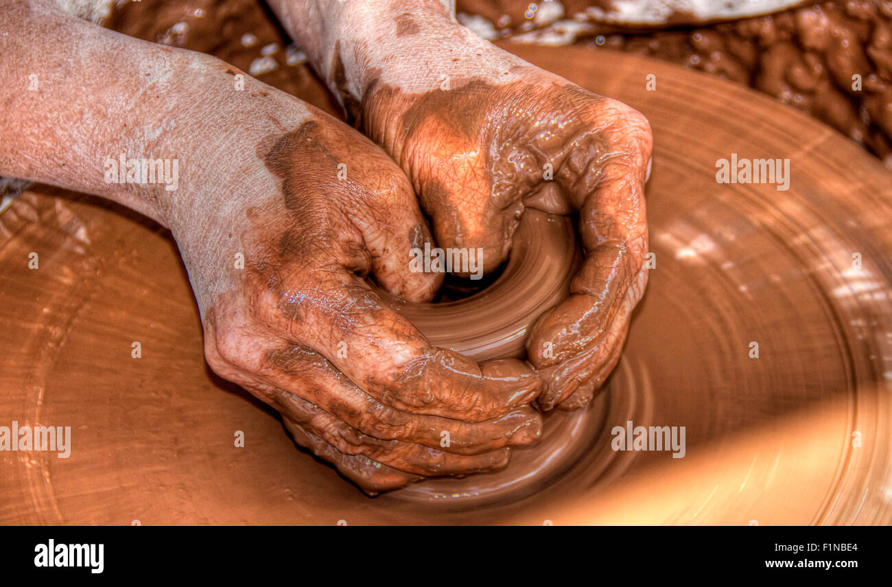 Potters wheel motion hi-res stock photography and images - Alamy