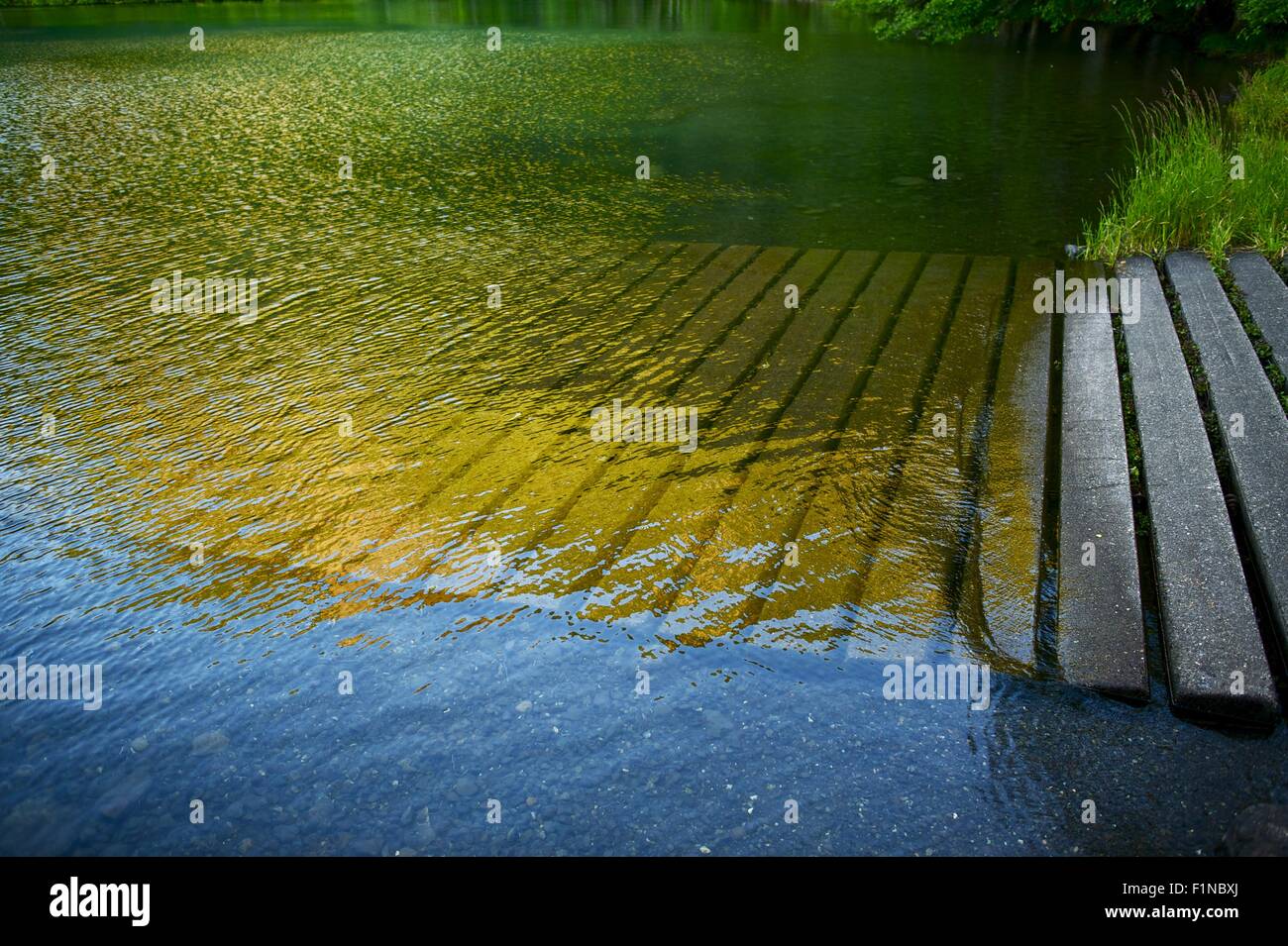 Concrete Boat Ramp. Boating and Recreation Photo Collection Stock Photo ...