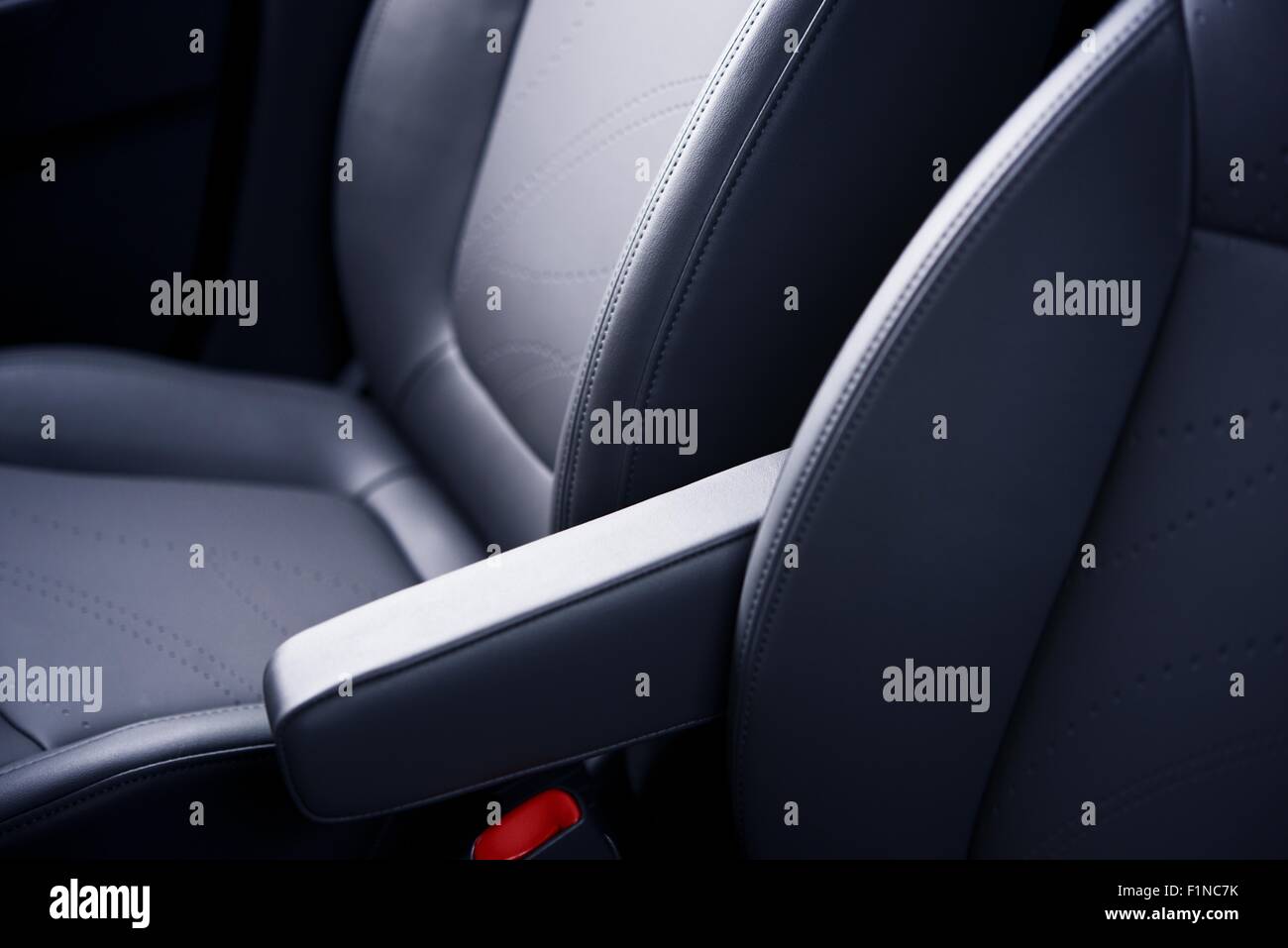 Leather Modern Car Seats. Vehicle Interior. Transportation Photo ...