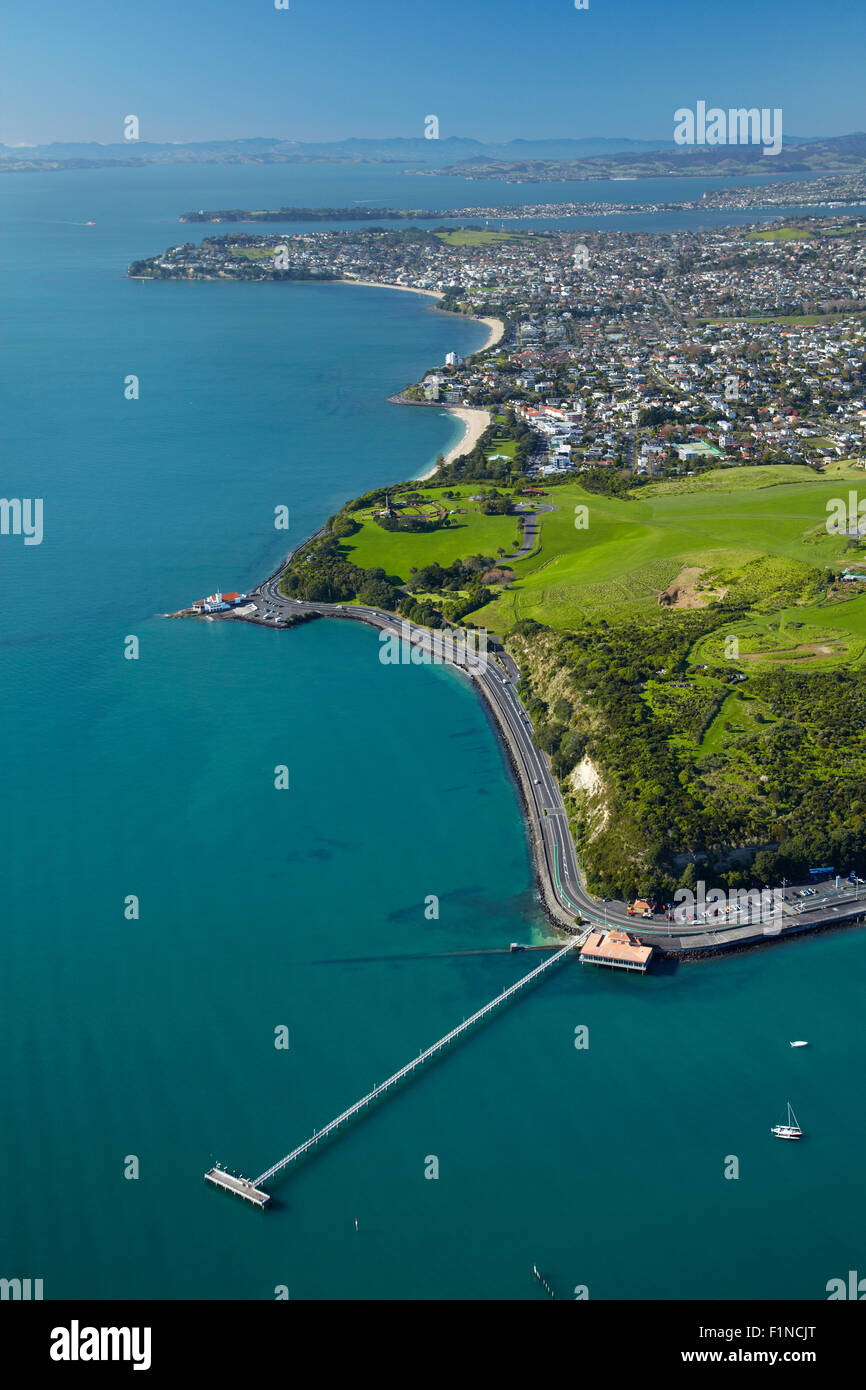 Orakei Wharf and Bastion Point, Auckland, North Island, New Zealand ...