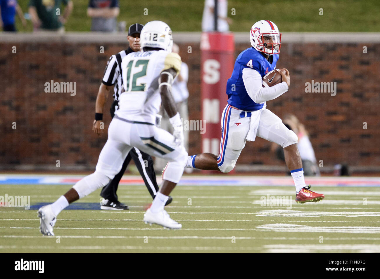 Dallas, Texas, USA. 4th Sep, 2015. Southern Methodist Mustangs ...