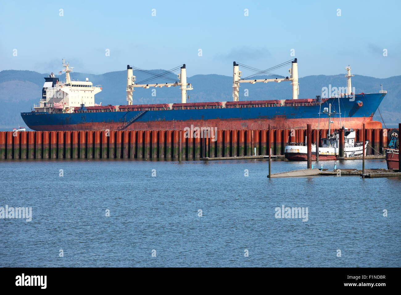 Cargo ship anchored on hi-res stock photography and images - Alamy