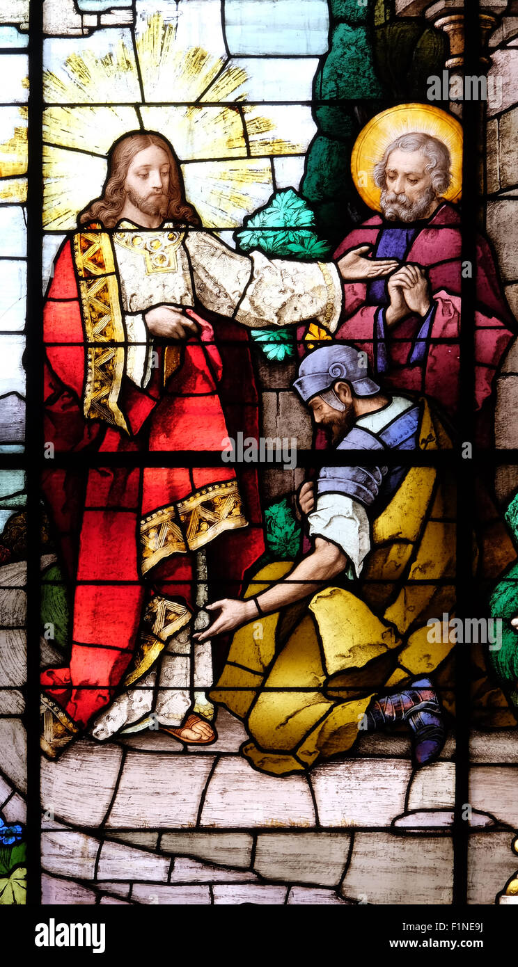 Jesus cross centurion hi-res stock photography and images - Alamy