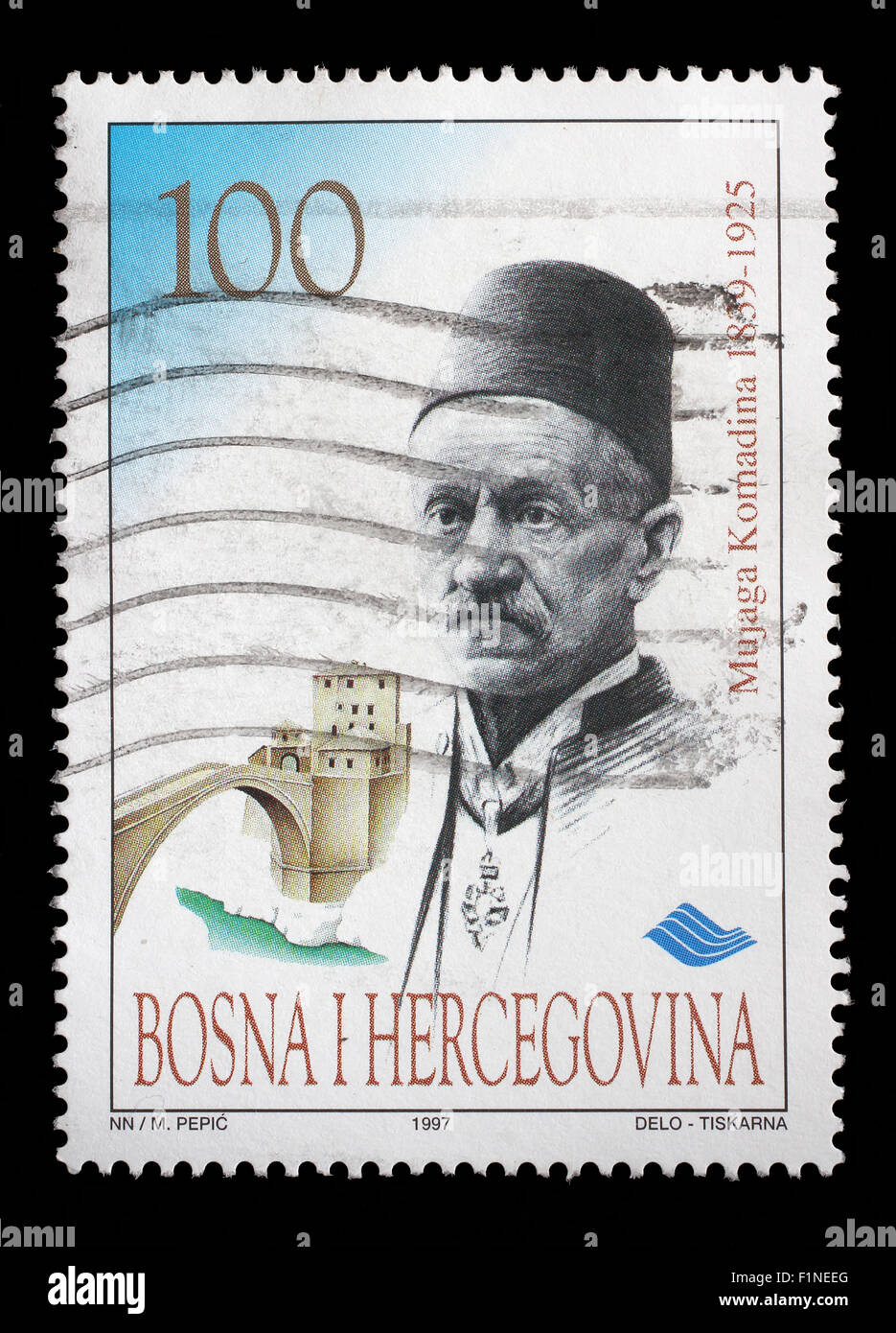 Stamp printed in bosnia herzegovina hi-res stock photography and images ...