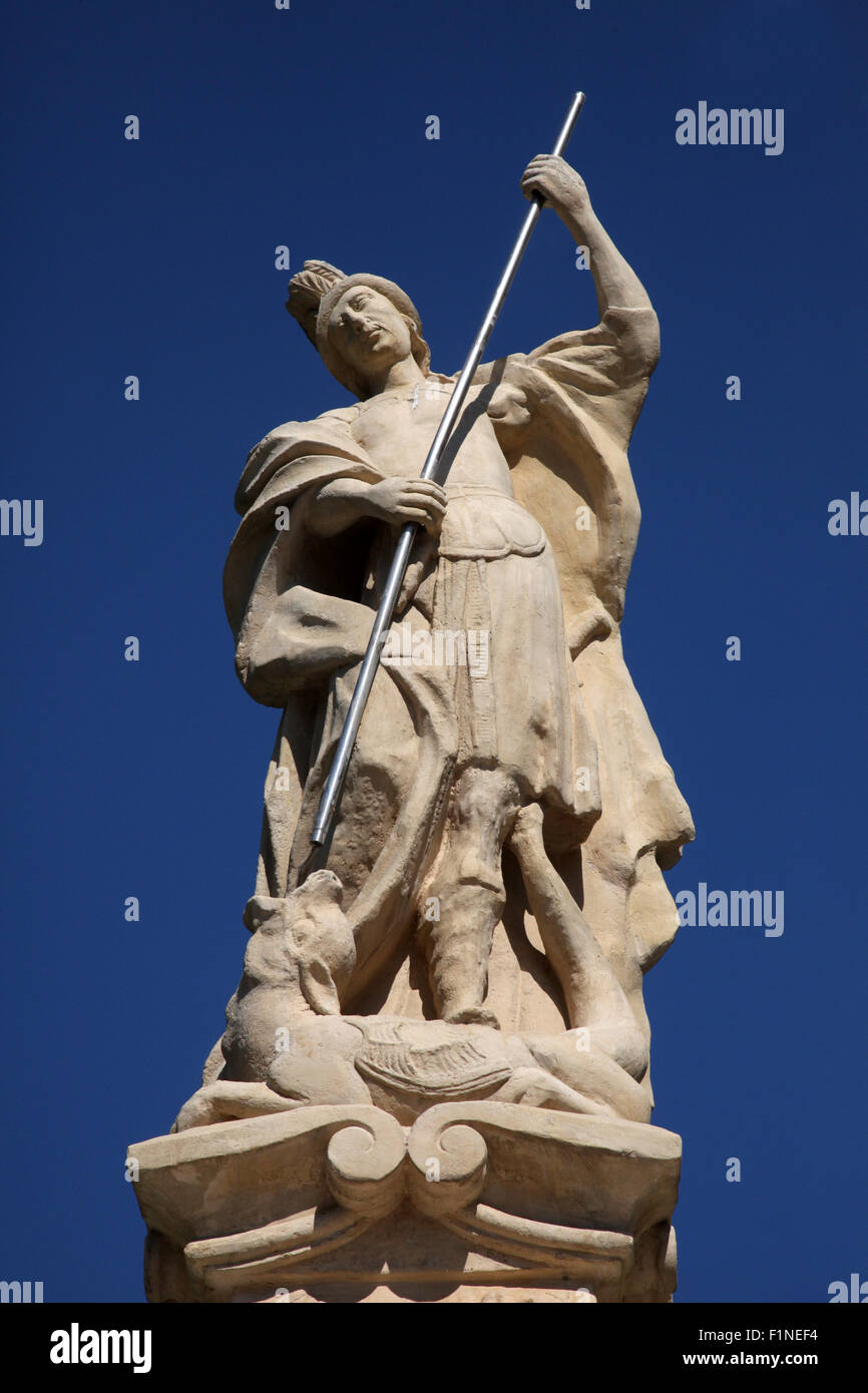 Saint george statue in cathedral hi-res stock photography and images ...