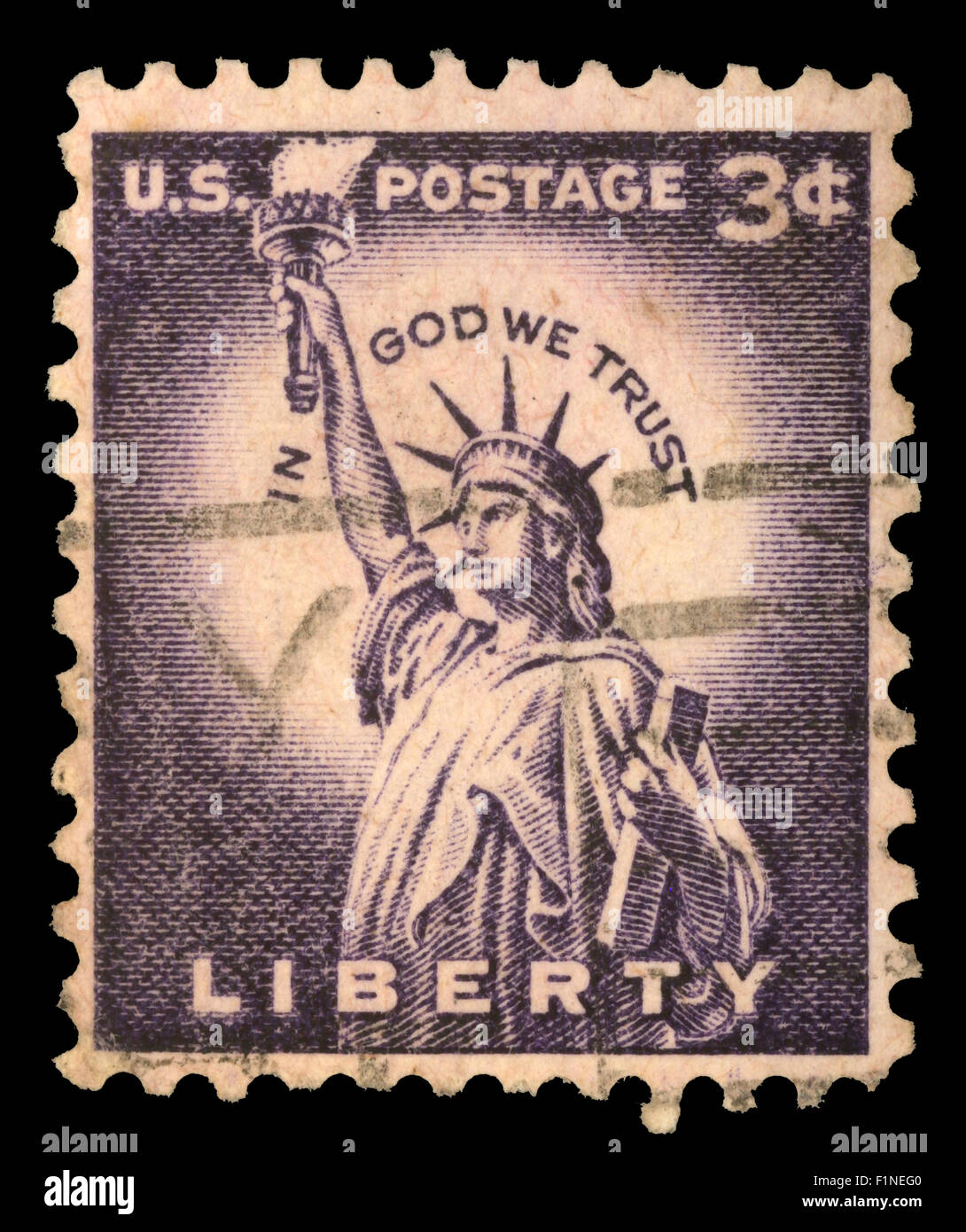 Us postage stamp statue liberty hi-res stock photography and images - Alamy