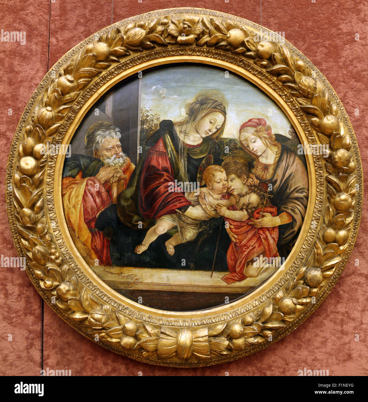Filippino lippi holy family hi-res stock photography and images - Alamy