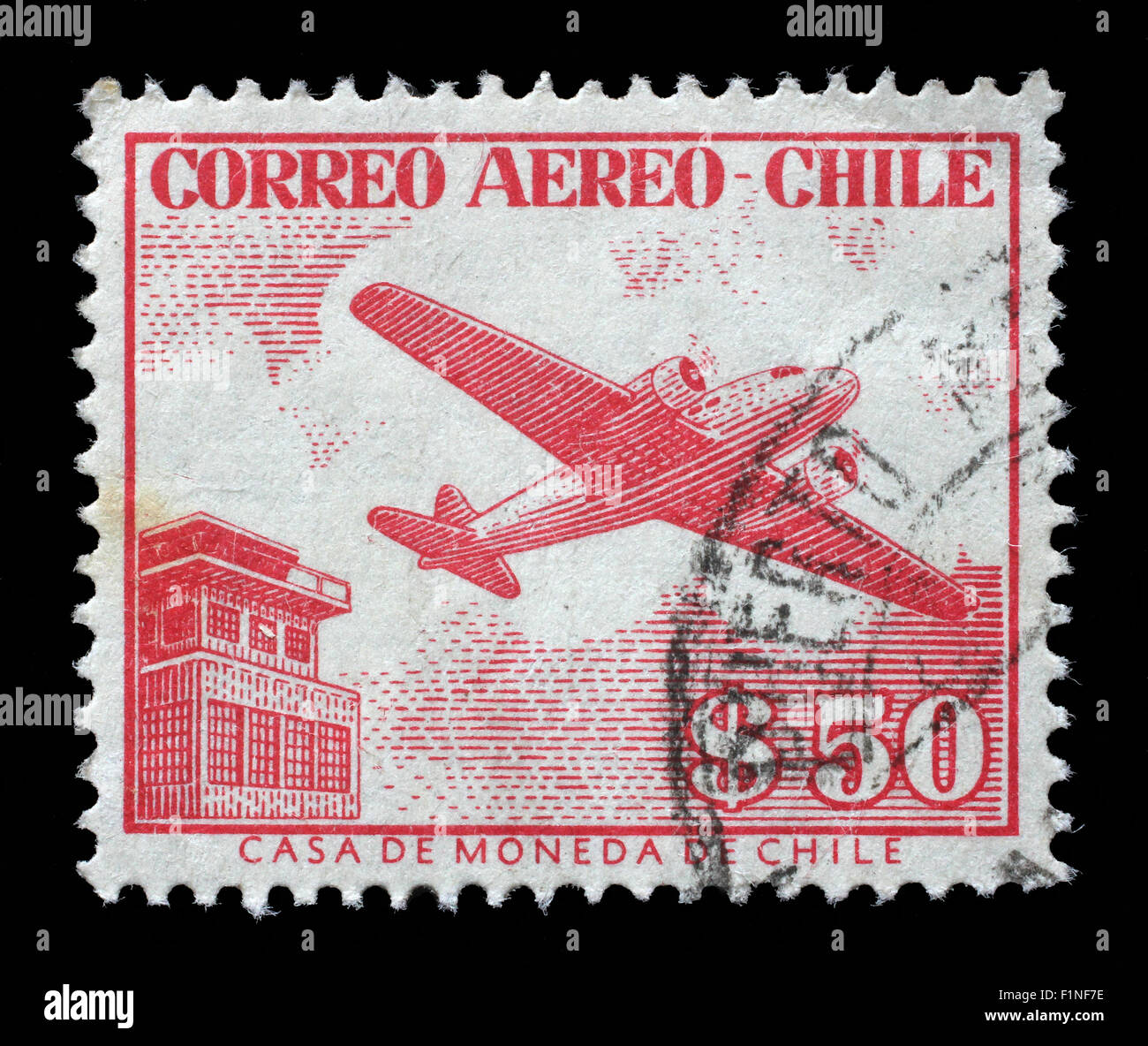 Postage stamp chile hi-res stock photography and images - Alamy