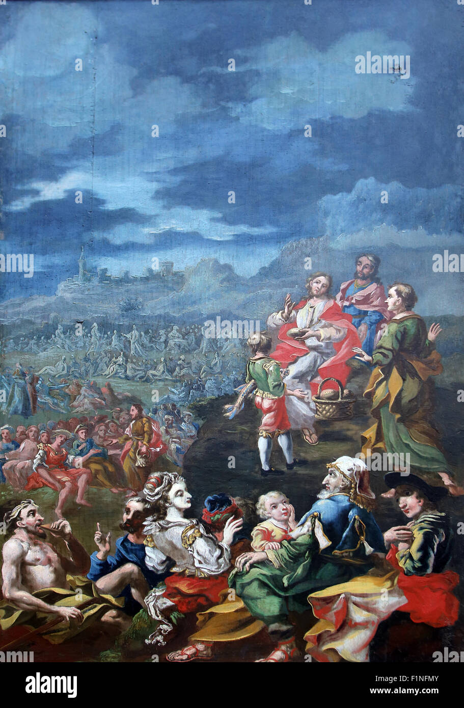 Jesus feeds the five thousand hi-res stock photography and images - Alamy