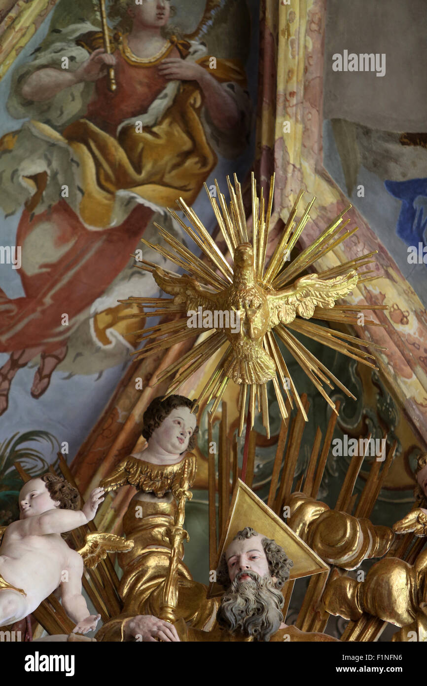 Holy Spirit Bird, altar in parish Church of the Immaculate Conception ...