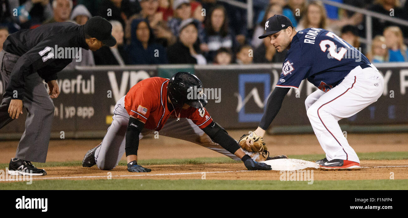 Reno, Nevada, USA. 12th Mar, 2014. Reno Aces 3rd Base JAMIE ROMAK (27 ...