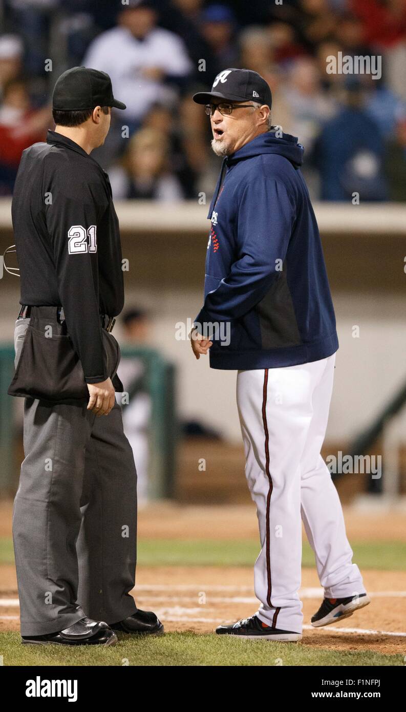 Reno, Nevada, USA. 12th Mar, 2014. Reno Aces Manager PHIL NEVIN ...