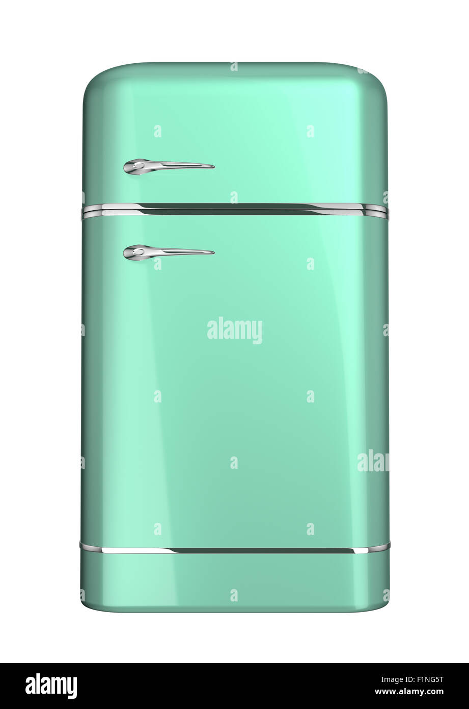 Retro fridge freezer hi-res stock photography and images - Alamy