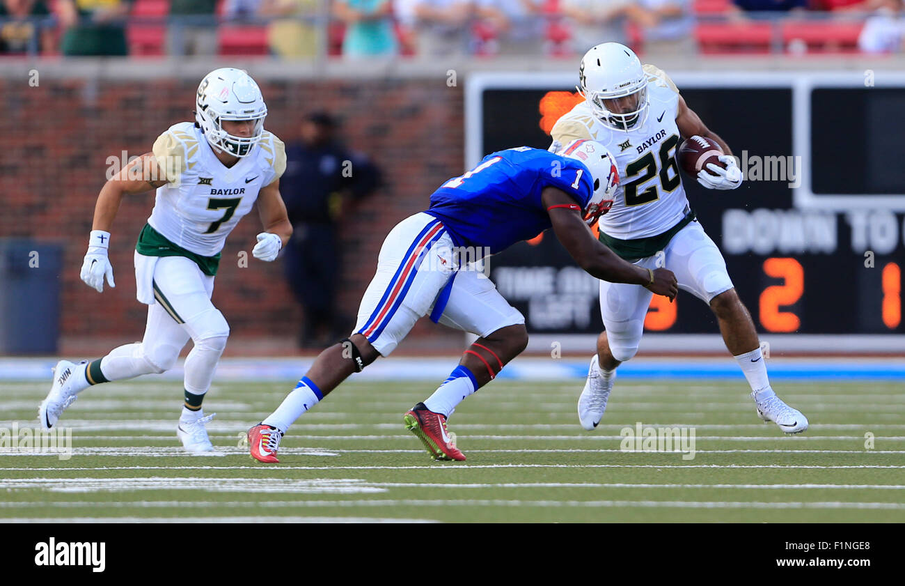 Dallas, TX, USA. 4th Sep, 2015. running back Devin Chafin (28) of the ...