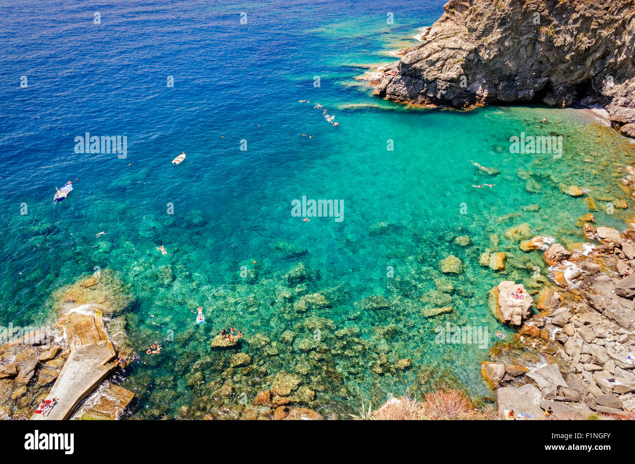Corniglia, Guvano beach (Cinque Terre, Italy Stock Photo - Alamy