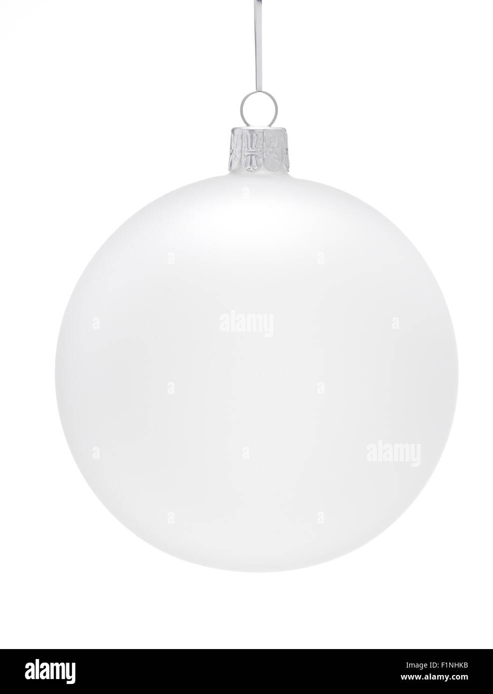 Hanging Bauble isolated on a white background Stock Photo - Alamy
