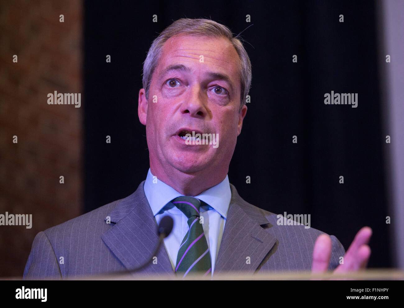 UKIP Leader Nigel Farage and Deputy Leader Paul Nuttall MEP,launch the ...