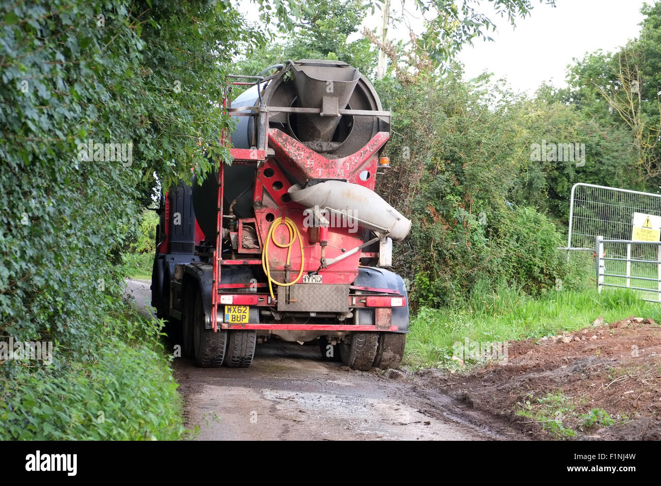 Cement Truck Unload