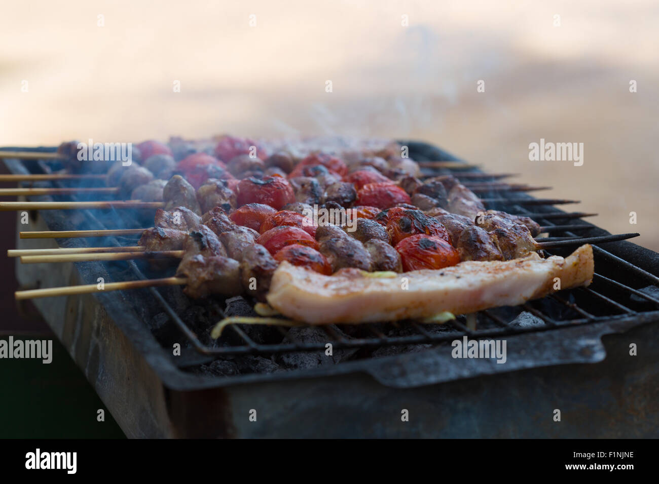 Meat leg grill hi-res stock photography and images - Alamy