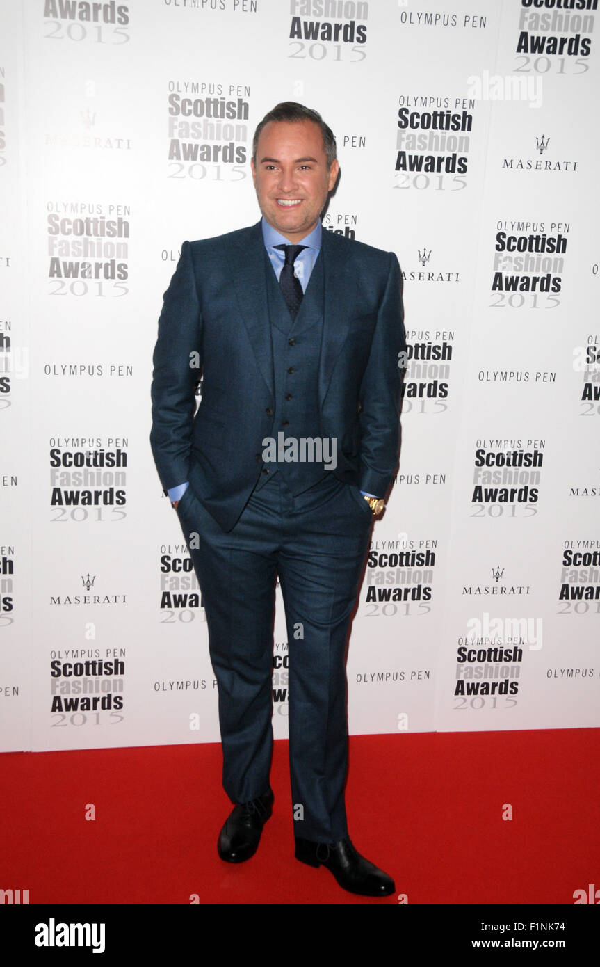 London, UK, 3 September 2015, Nick Ede attends Scottish Fashion Awards ...