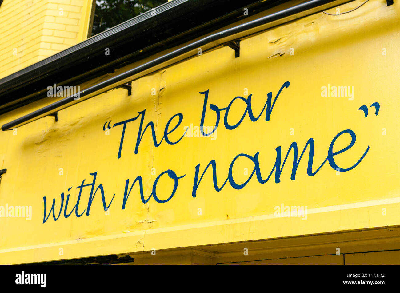 "The Bar with No Name", Belfast Stock Photo - Alamy