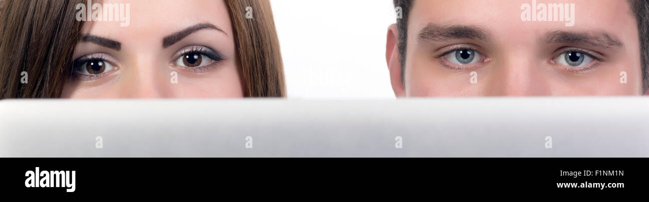 Pair Of Eyes Looking