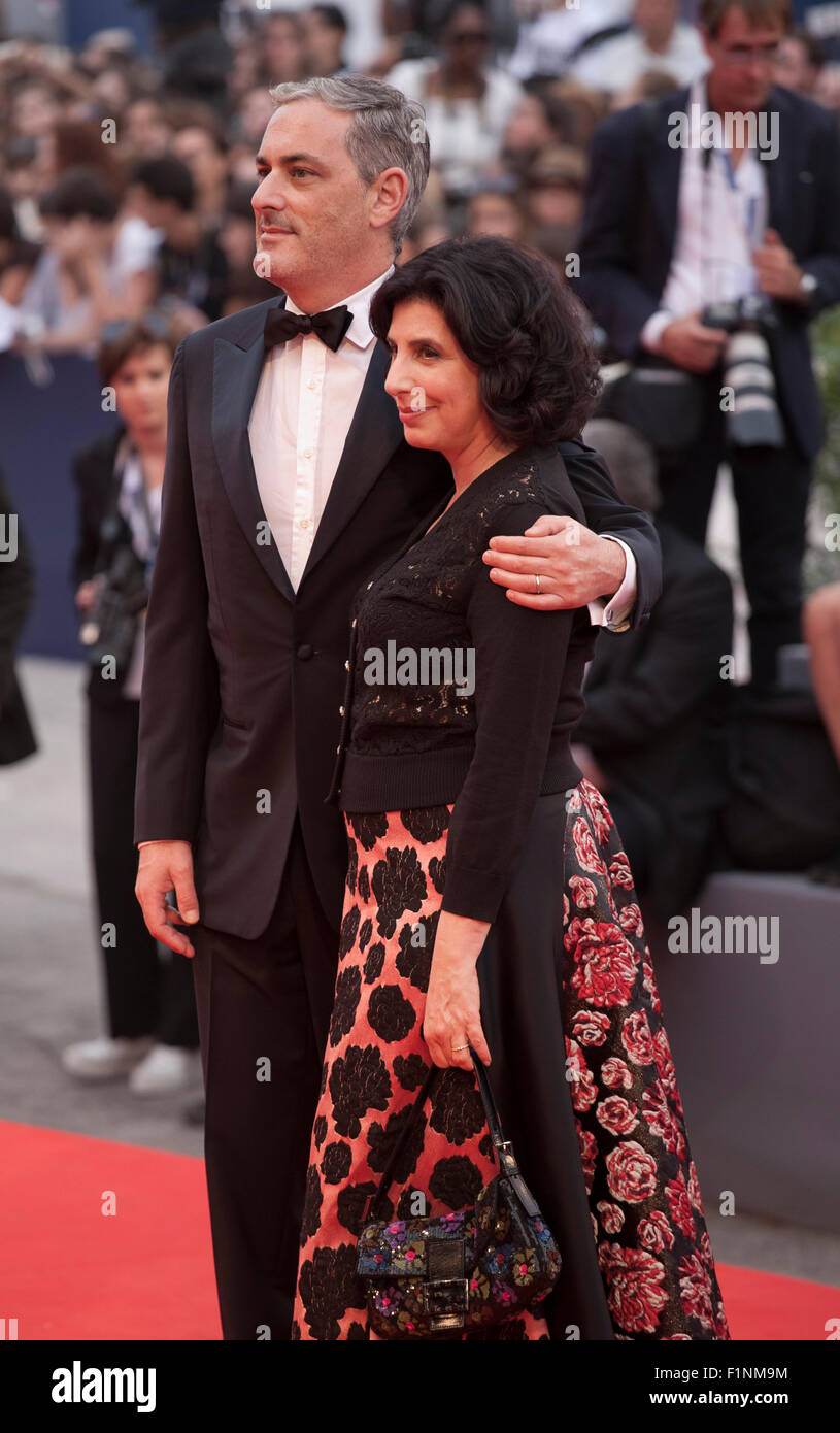 Venice, Italy. 4th September, 2015. Producers John Lesher and Sue Kroll ...