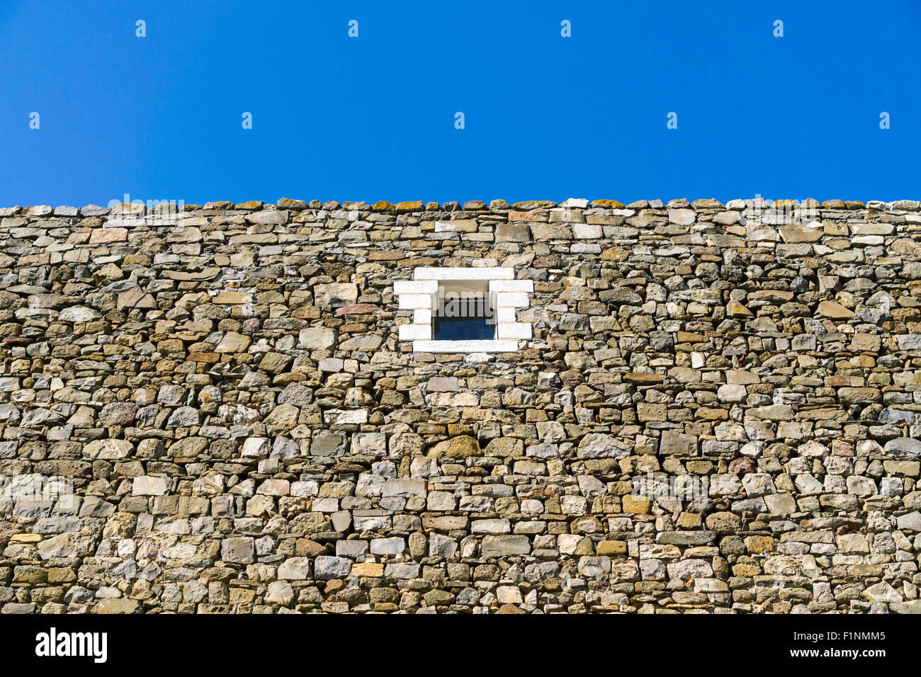 Stone Wall Detail Stock Photo - Alamy