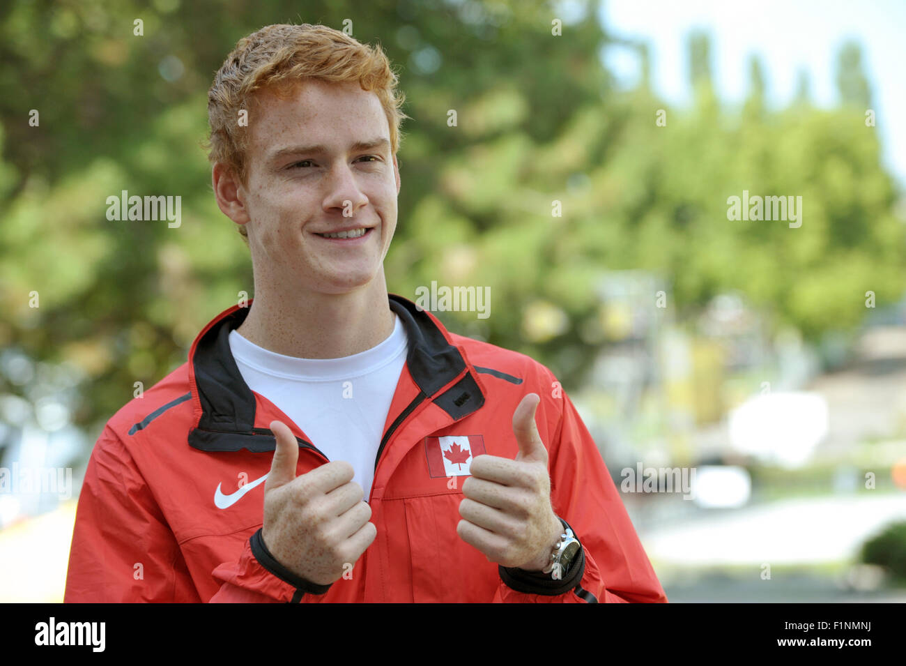 Berlin, Germany. 4th Sep, 2015. Canadian pole vaulter Shawnacy Barber ...